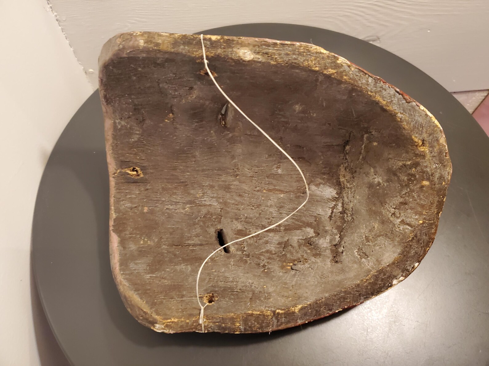 Handmade/vintage Mexican Mask/iguana Mask/ Carved Wood Folk Art/ Wall ...