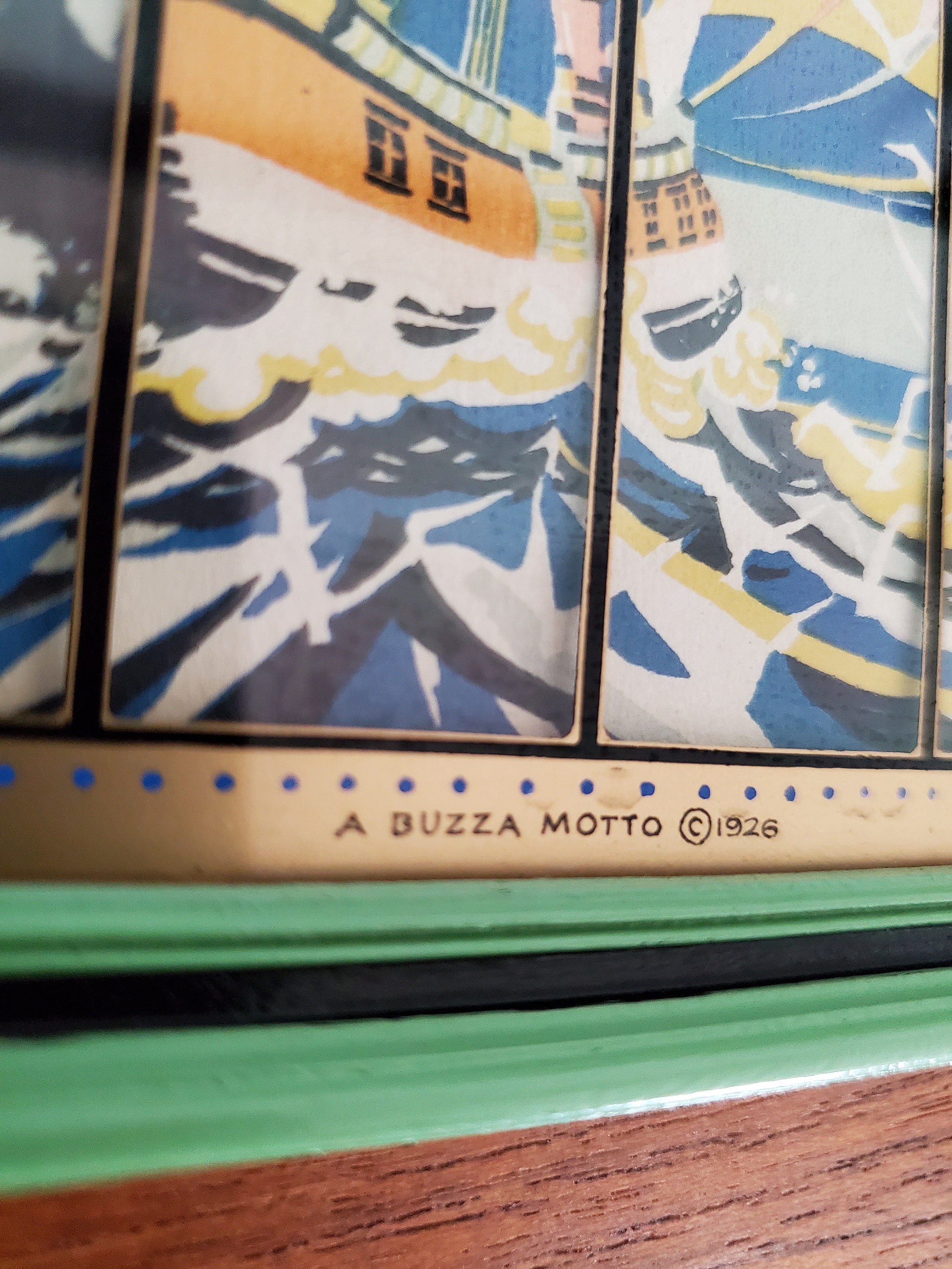 Buzza Motto/vintage Motto/your Goal/all Original/framed Motto - Etsy