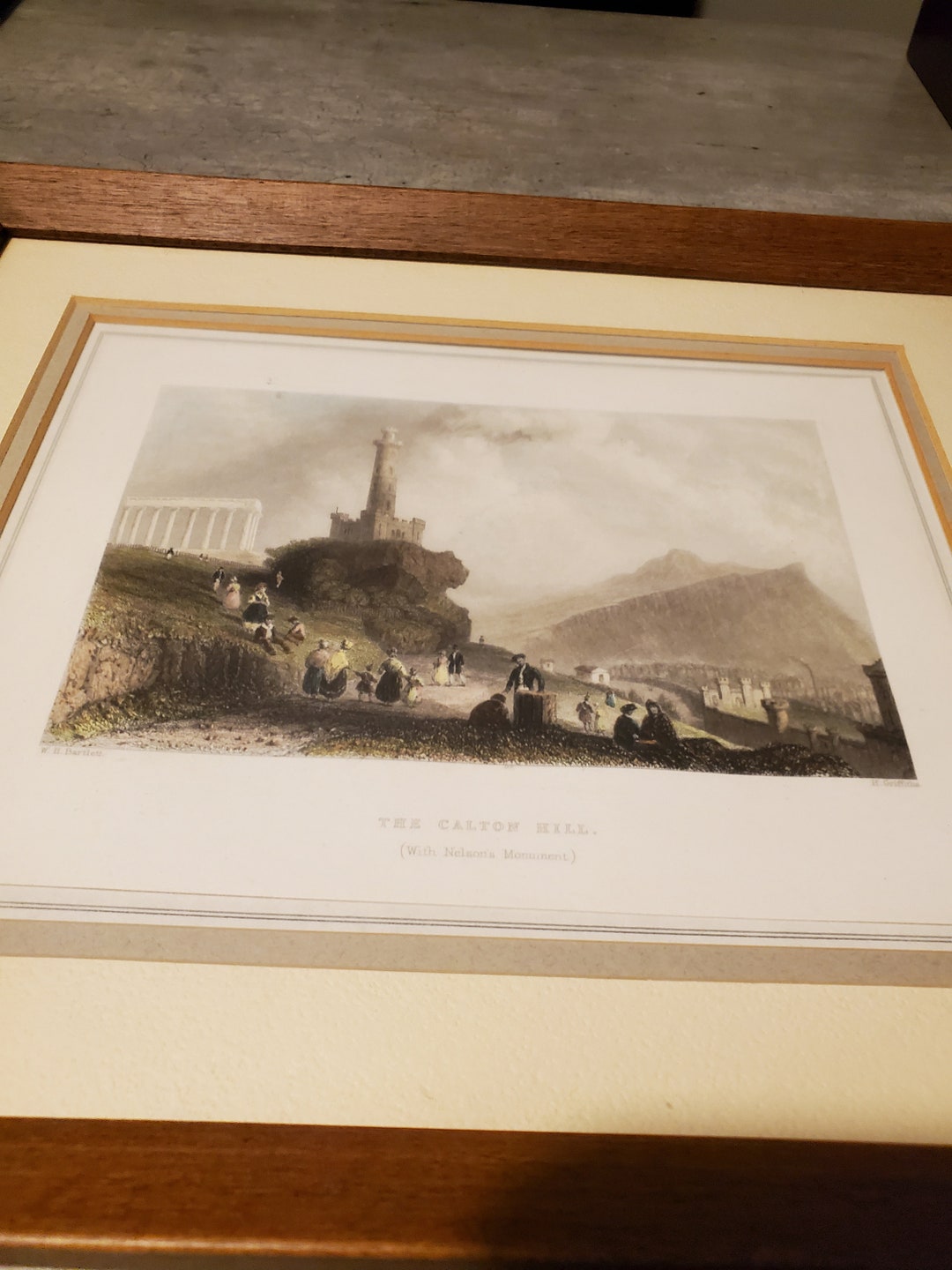 Antique George Baxter Lithograph/hand Coloured/exceptionally Custom ...