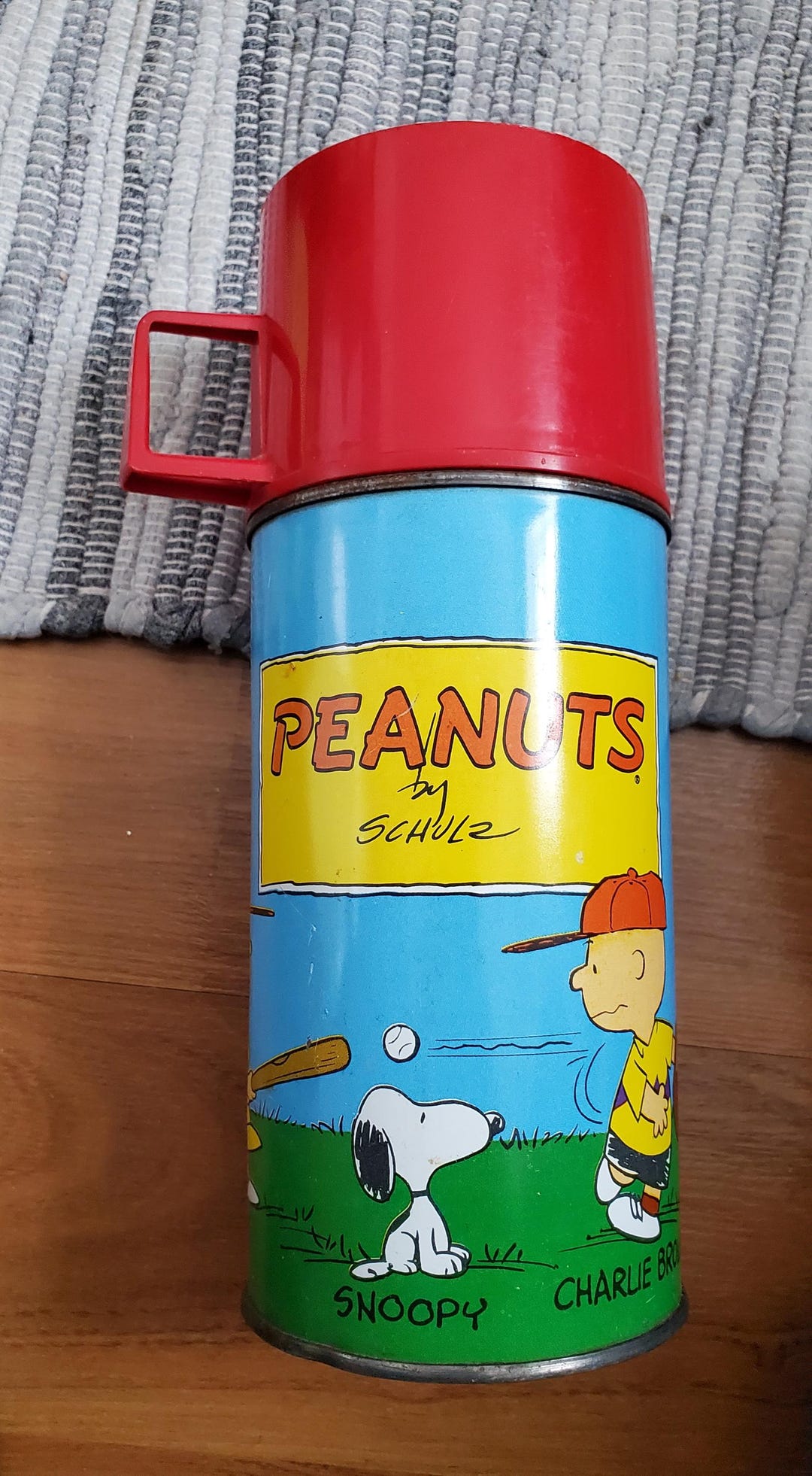 Peanuts Thermos, Snoopy and Charlie Brown by Charles Schulz, Schroeder ...