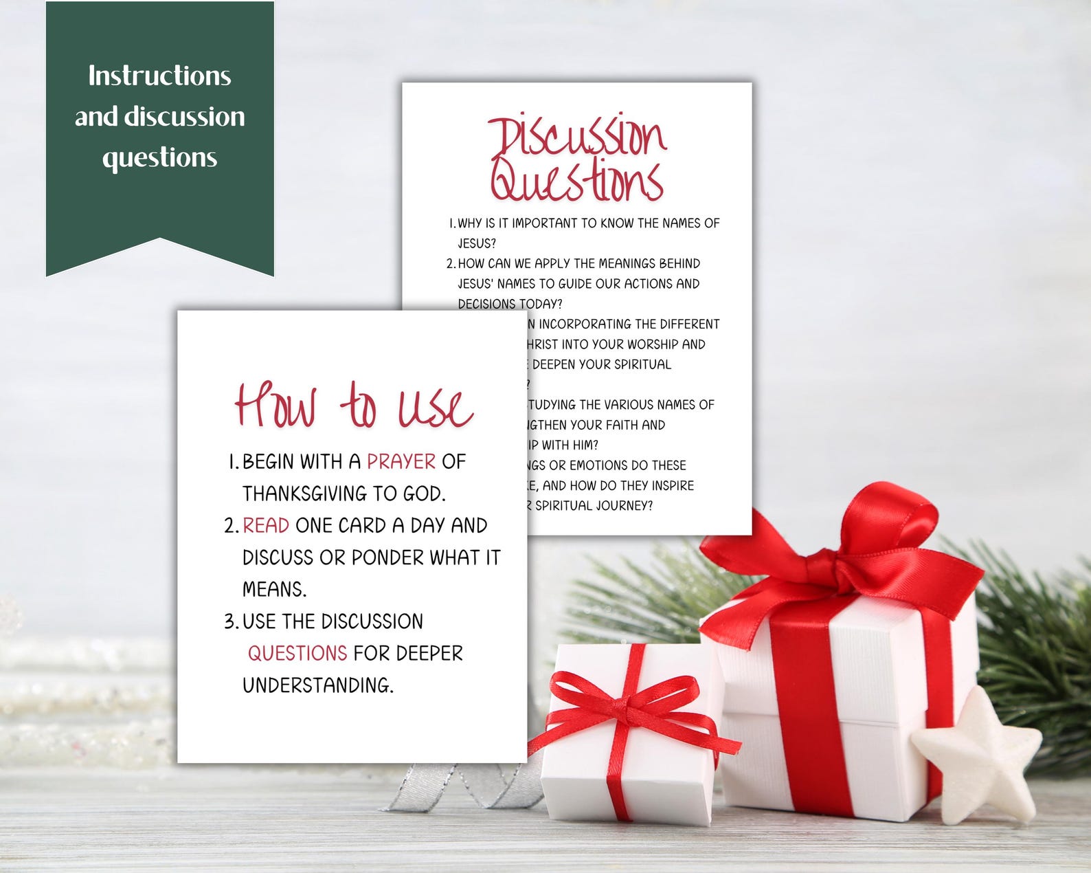 25 Names of Jesus Christ Cards: Christmas Advent Bible (printable) - Etsy