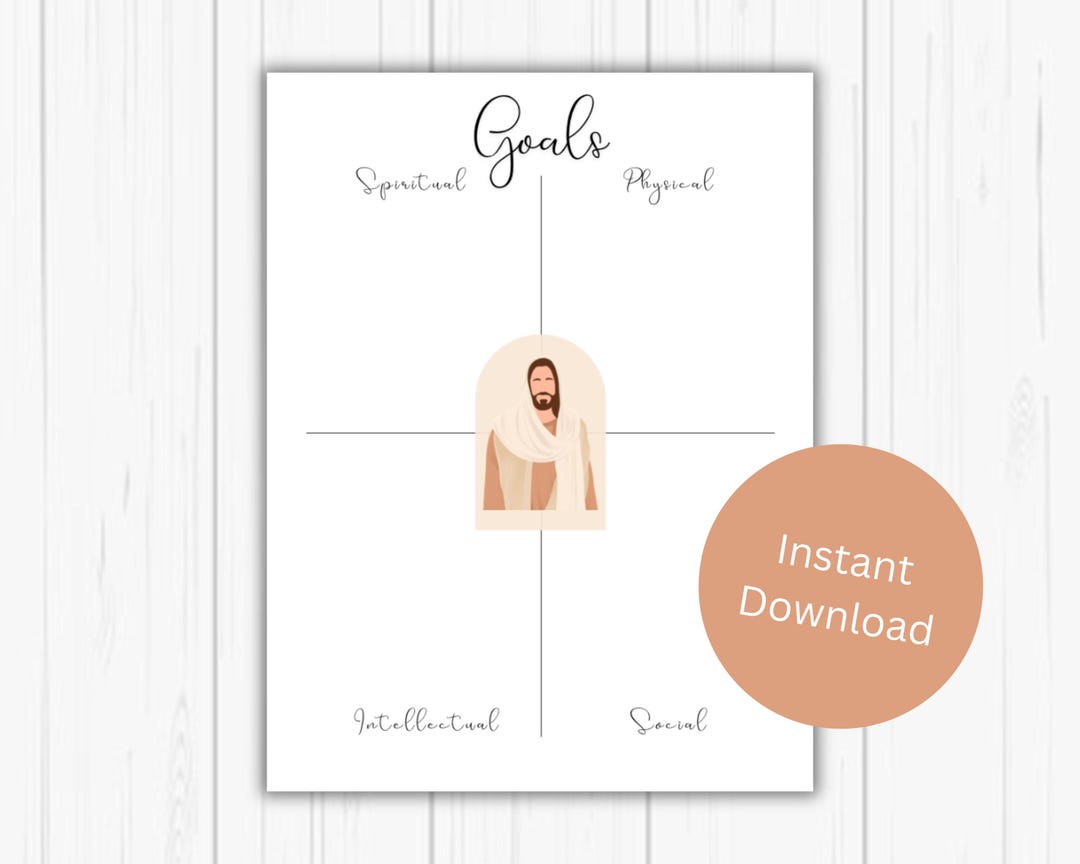 2025 Goal Sheet Printable: LDS Youth Program SIPS (digital Download) - Etsy