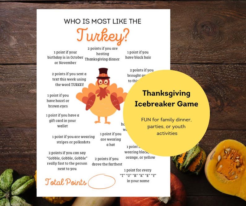 Thanksgiving Game Printable, Thanksgiving Game, Friendsgiving Game ...