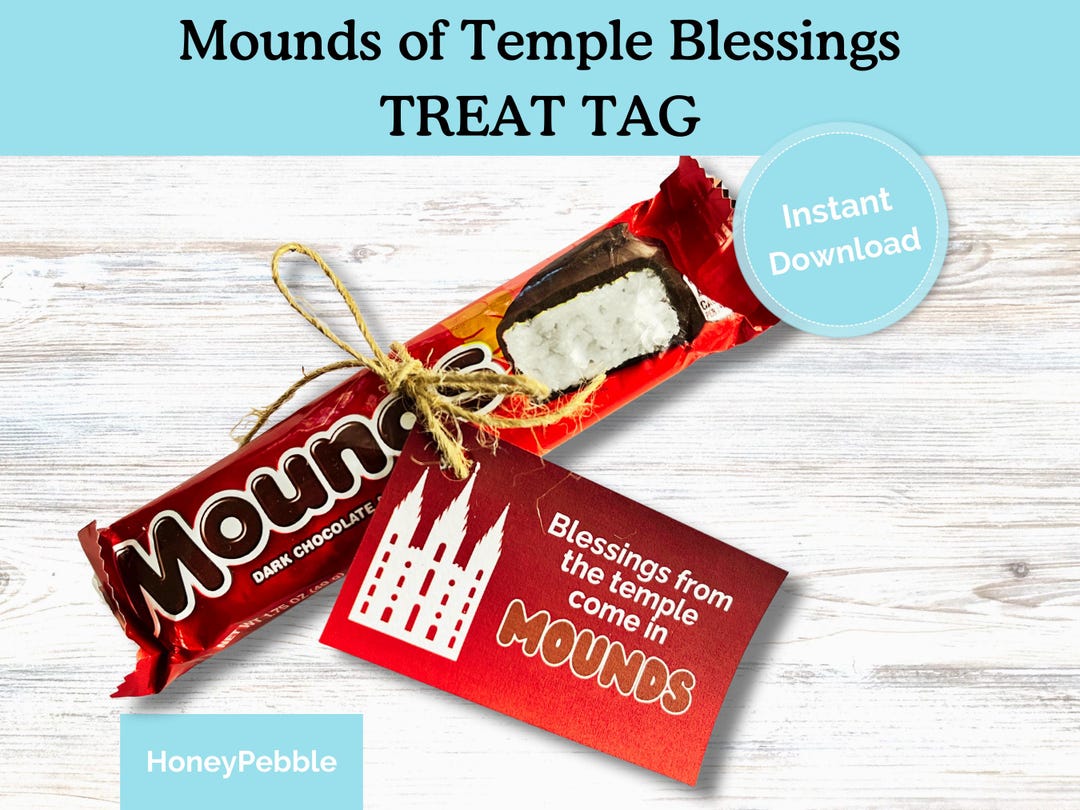 Blessings From the Temple – LDS Candy Bar Handout - Printable Treat ...