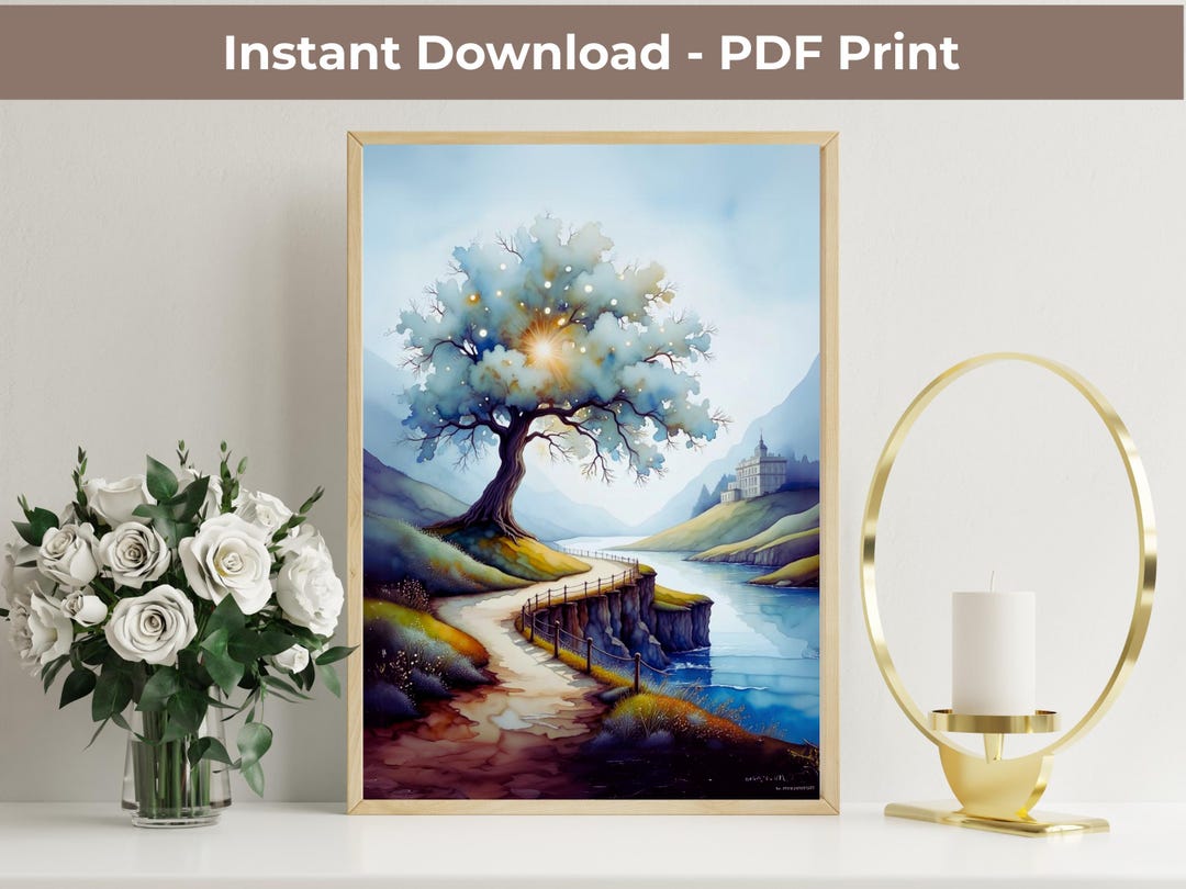 Tree of Life Watercolor Print: LDS Scripture Art (digital Download ...