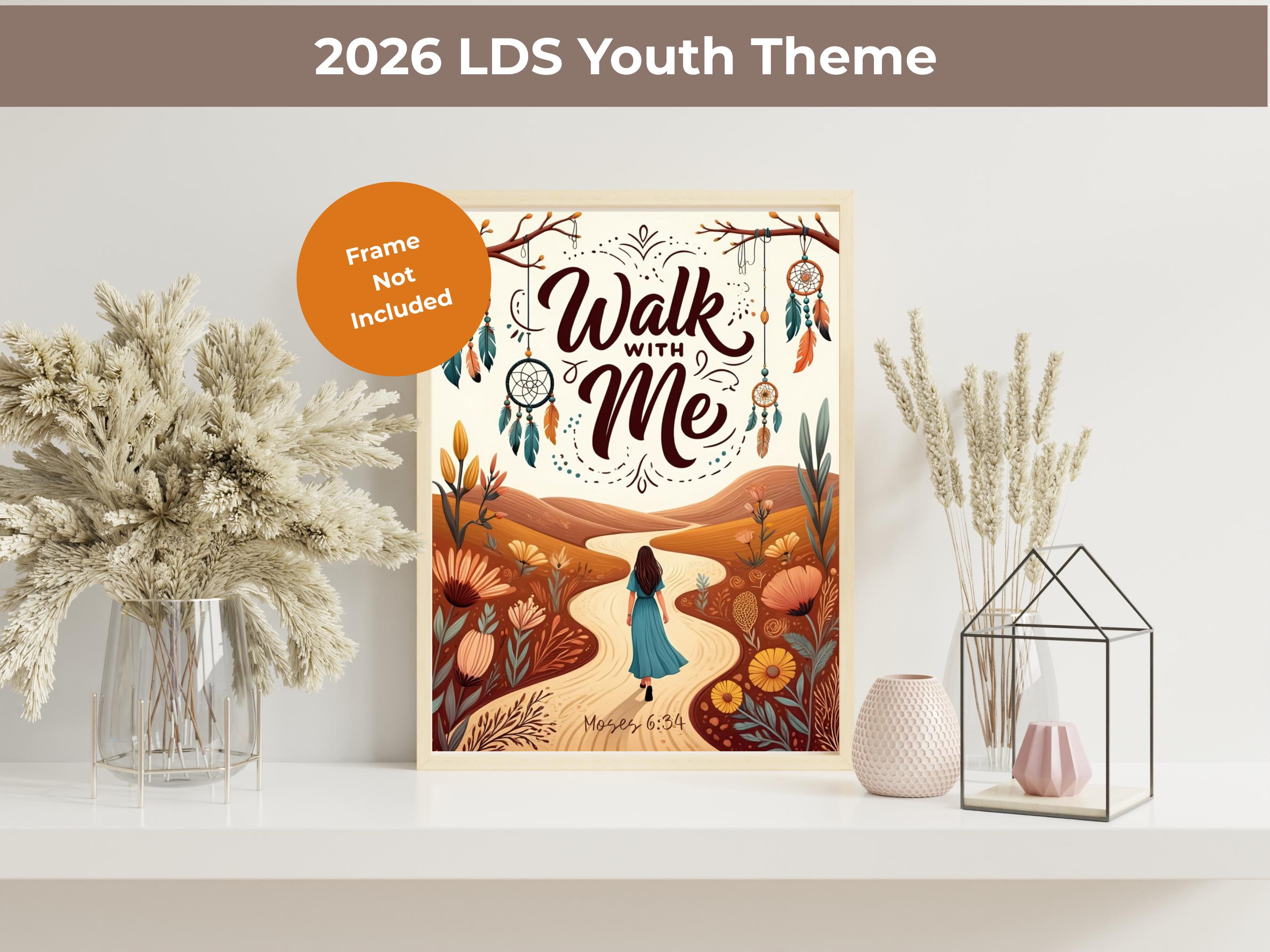 LDS Youth Theme 2026 Printable: Boho Dreamcatcher Art (PDF) - Etsy