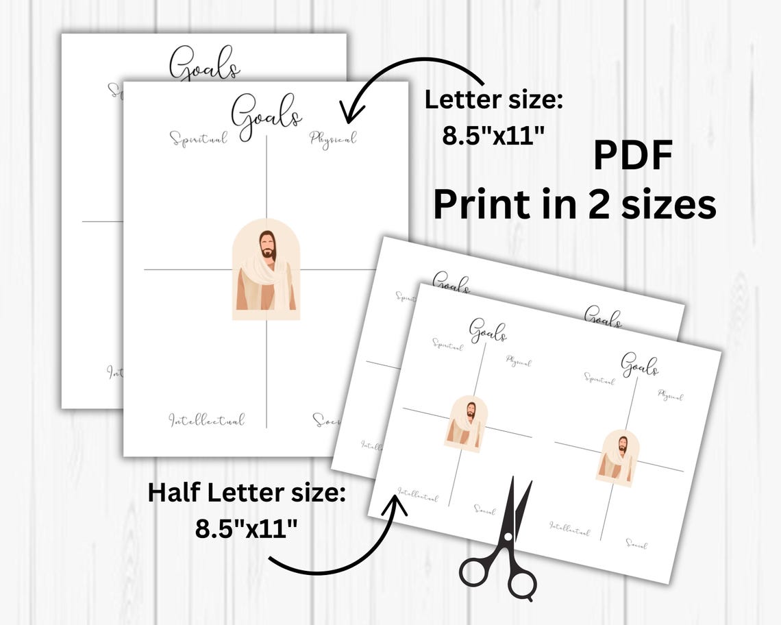 2026 Goal Sheet Printable: LDS Youth Program SIPS (digital Download) - Etsy