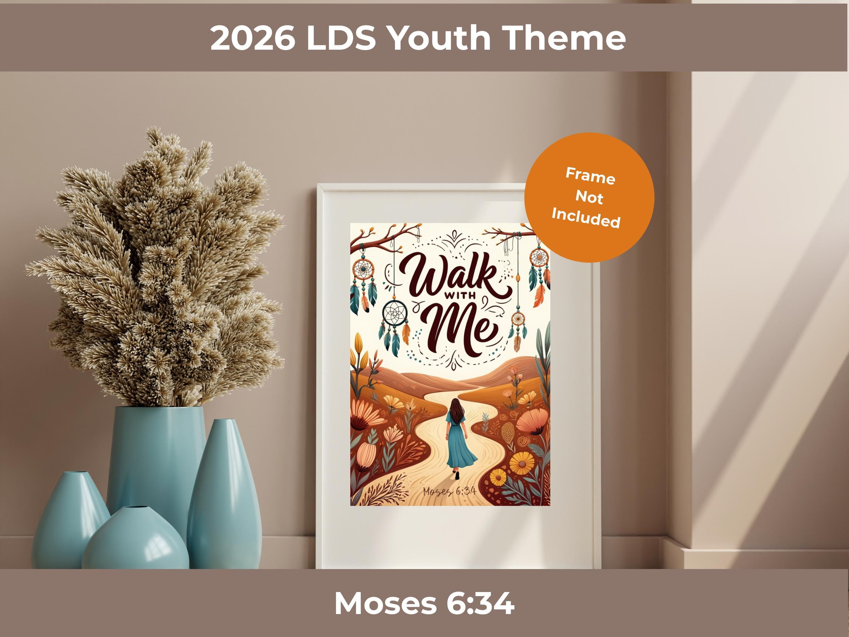 LDS Youth Theme 2026 Printable: Boho Dreamcatcher Art (PDF) - Etsy
