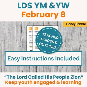 February 8 YM-YW | Come Follow Me Youth Lesson Activities: LDS Old ...