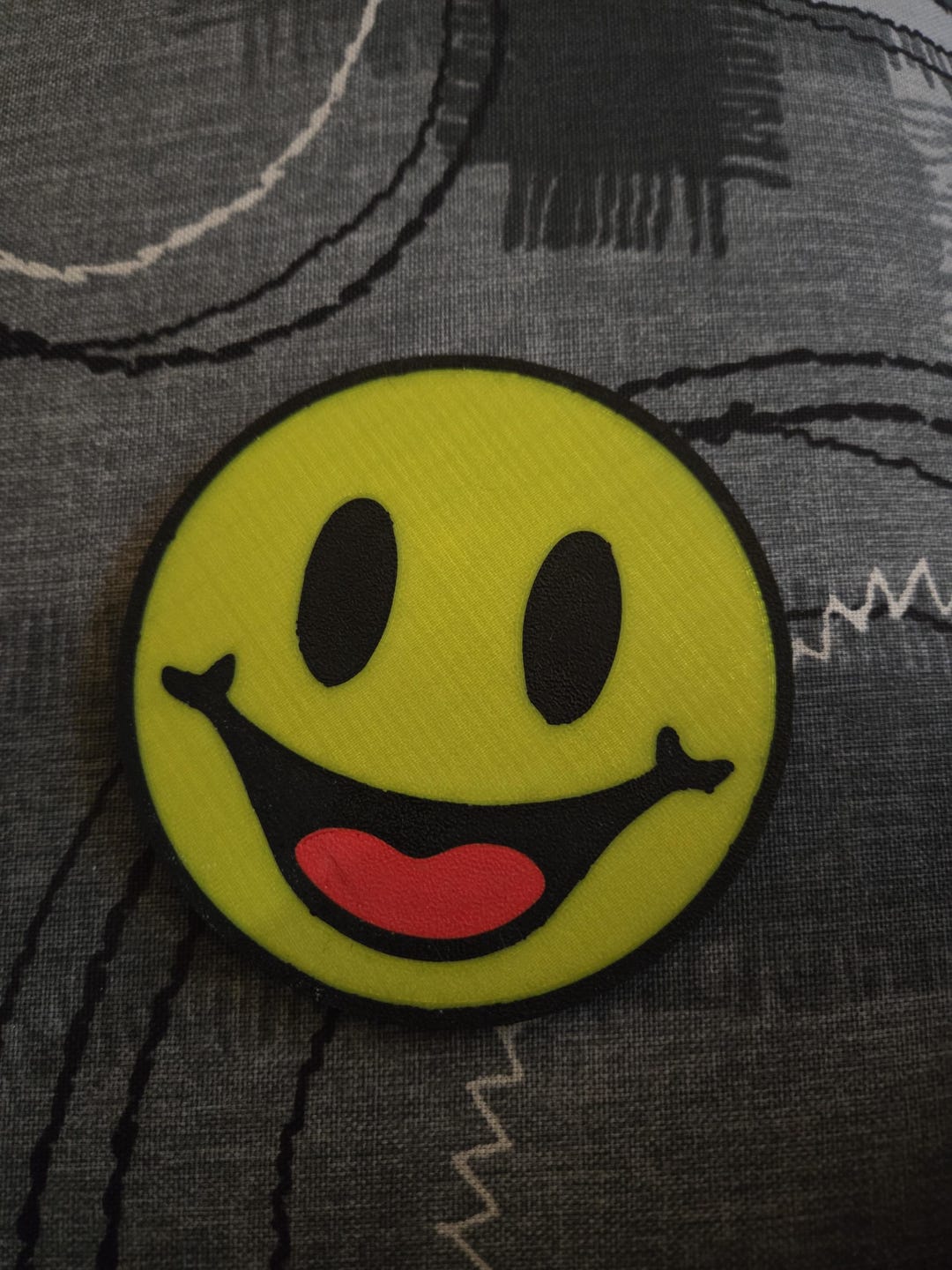 Smiley Face Coaster Set of 2 - Etsy