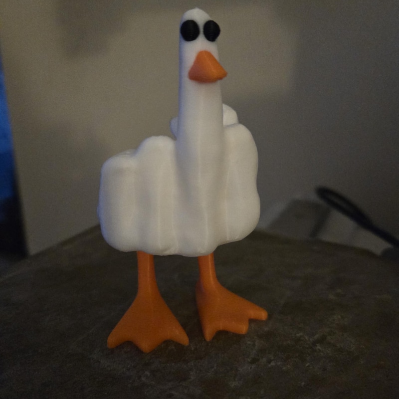 Middle Finger Duck - Etsy