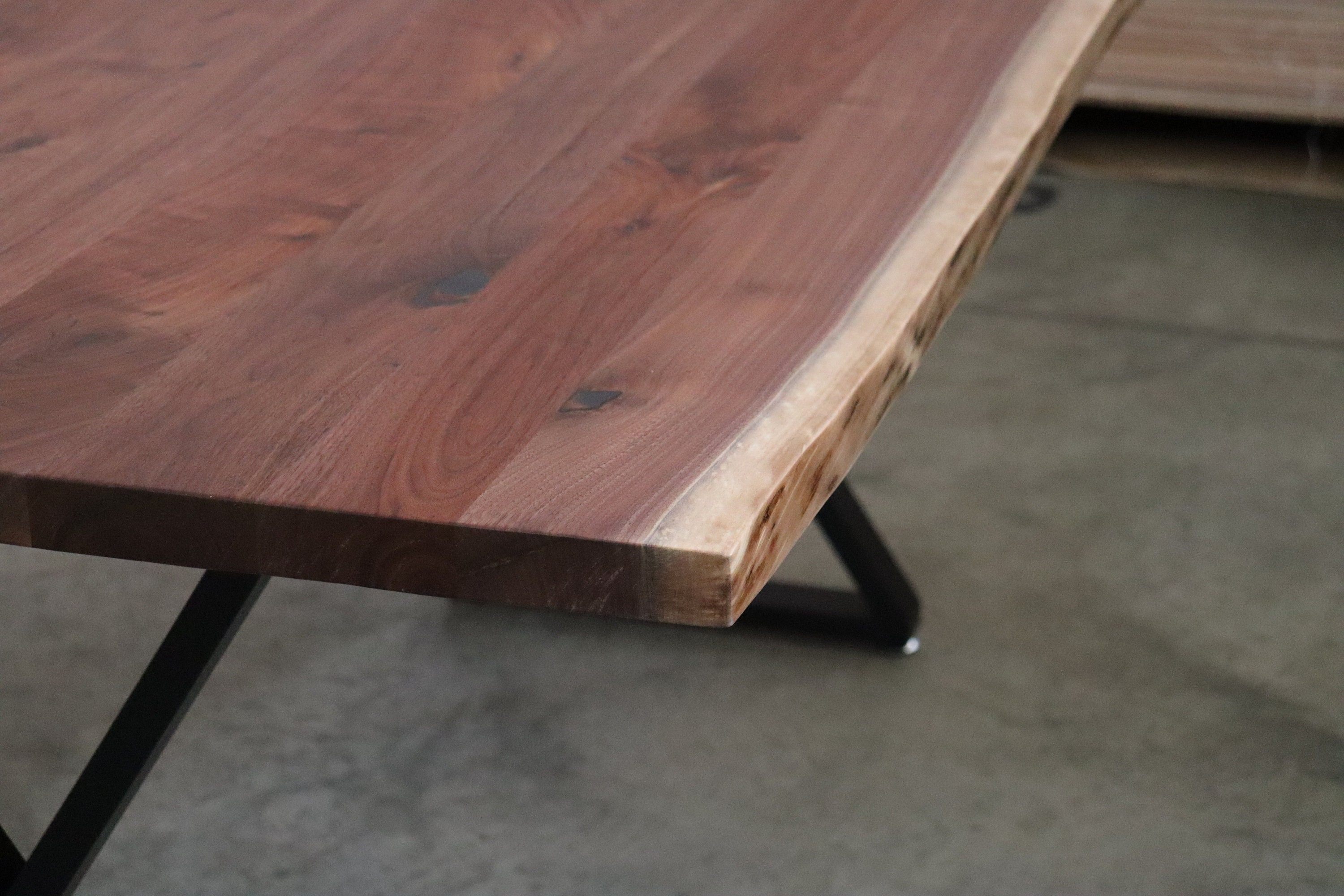 Walnut Table Live Edge Table Walnut Desk Walnut Dining Table Walnut ...