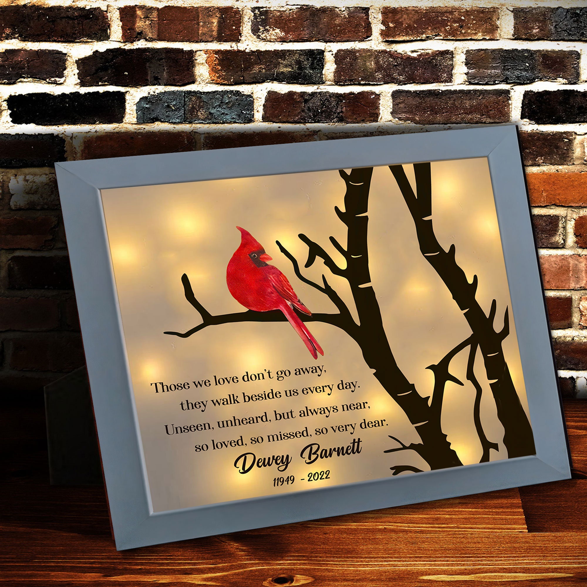 Personalized Shadow Box, Condolence Sign, Memorial Shadow Box, Memorial ...