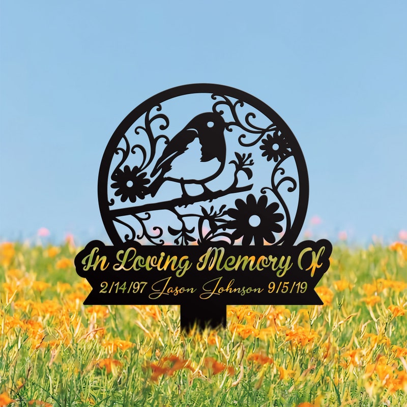 Bird Memorial - Etsy