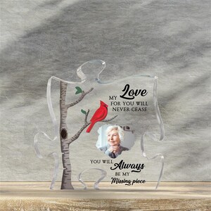 Personalized Acrylic Puzzle, My Love for You Will Never Cease, Missing ...