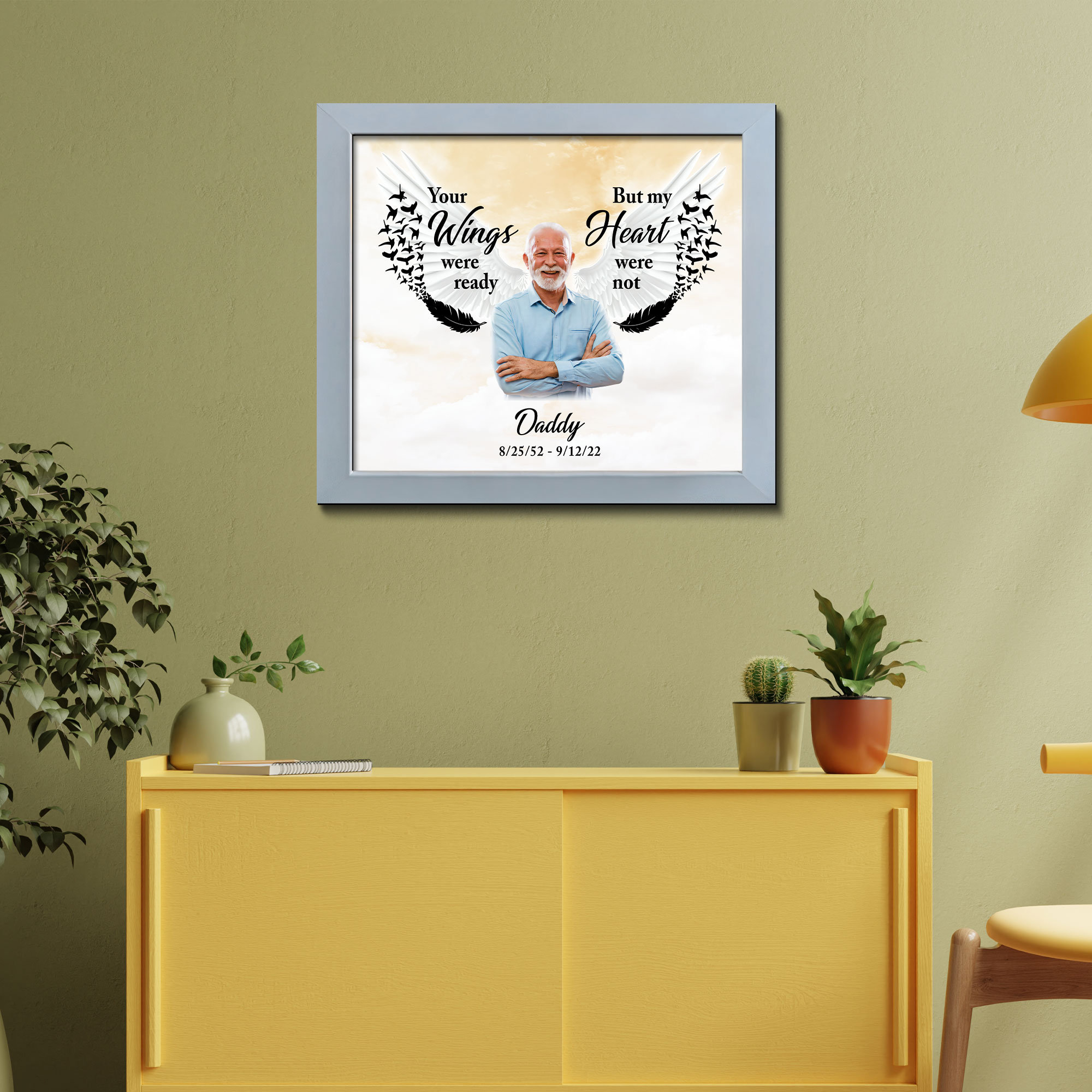 Personalized Shadow Box, Your Wings Were Ready but My Heart Were Not ...