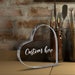 Personalized Acrylic Heart, Design Your Own Heart, Mother's Day Gift ...