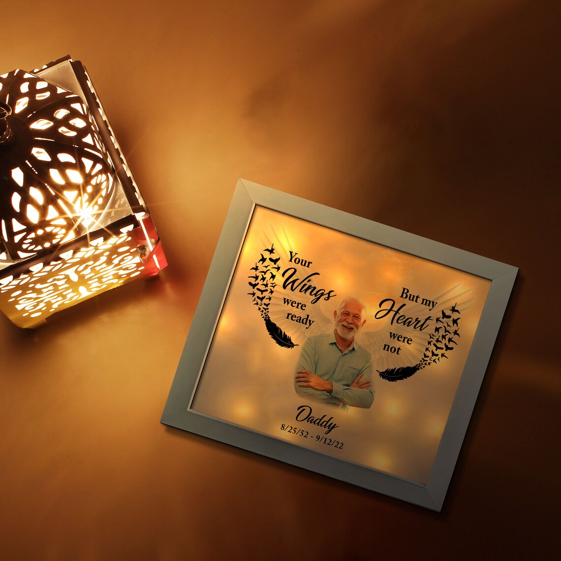 Personalized Shadow Box, Your Wings Were Ready but My Heart Were Not ...