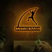 Custom Male Pole Vault Metal Sign Wall Art With LED Lights ...