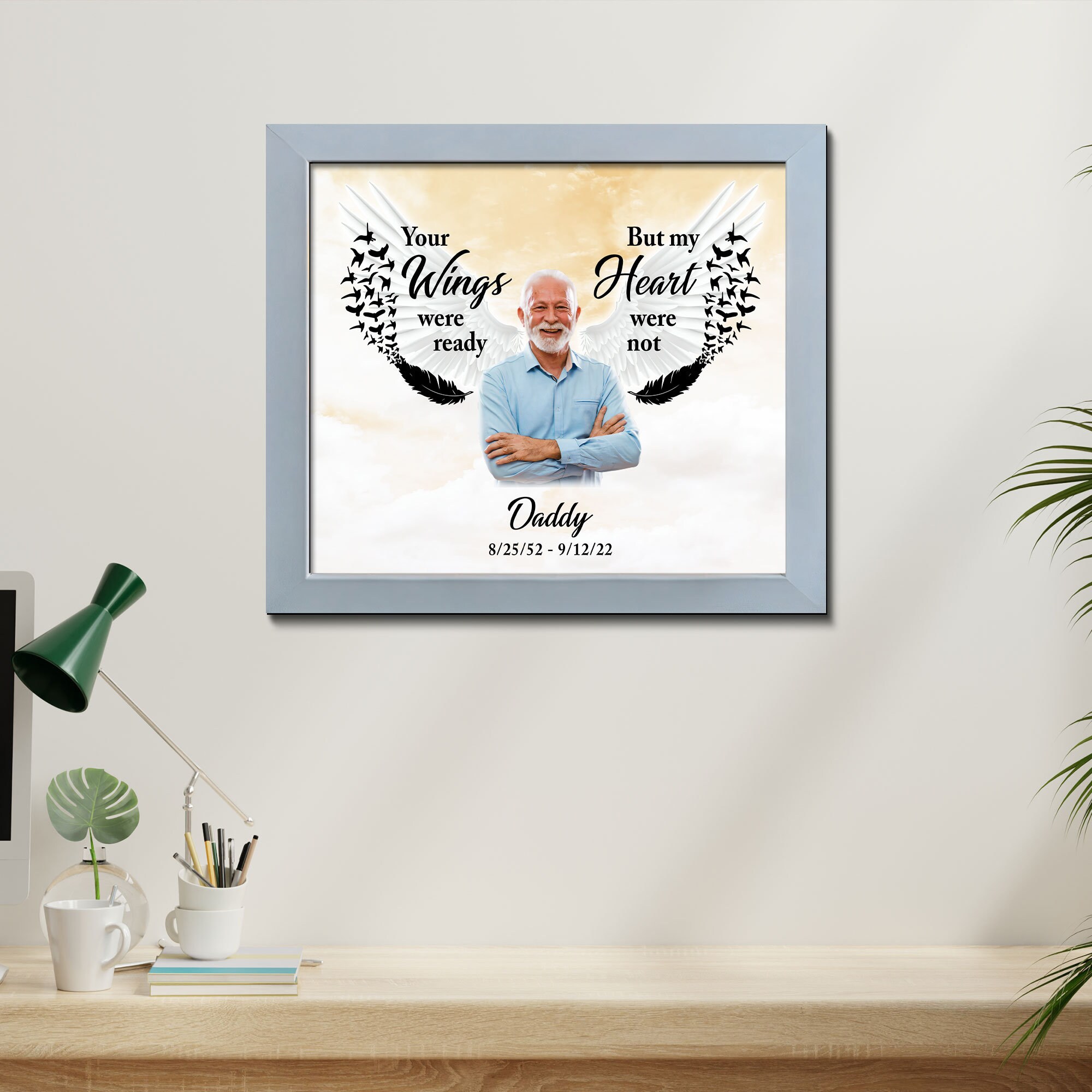 Personalized Shadow Box, Your Wings Were Ready but My Heart Were Not ...