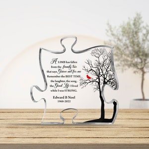 Personalized Acrylic Puzzle, A Limp Has Fallen From the Family That ...