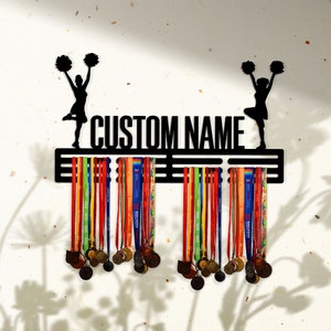 Custom Cheerleading Medal Hanger, LED Light, Steel Wall Decor - Etsy