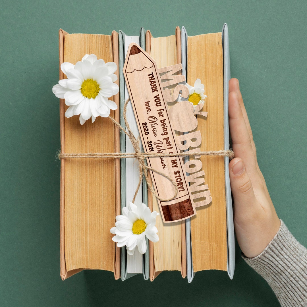 Custom Wood Bookmark, Thank You for Being Part of My Story Bookmark ...