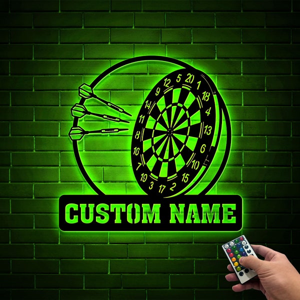 Dartboard Led Art - Etsy