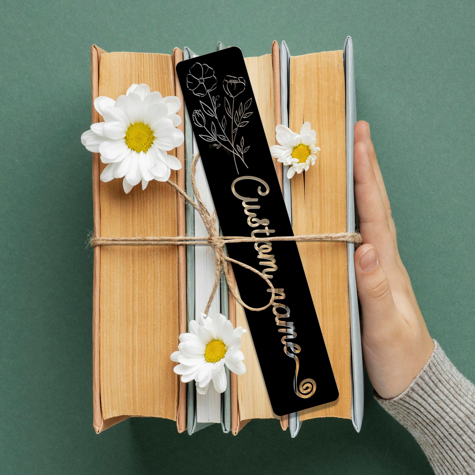 Custom Bookmark Book Lover Gift Wildflower Bookmark Willow - Etsy