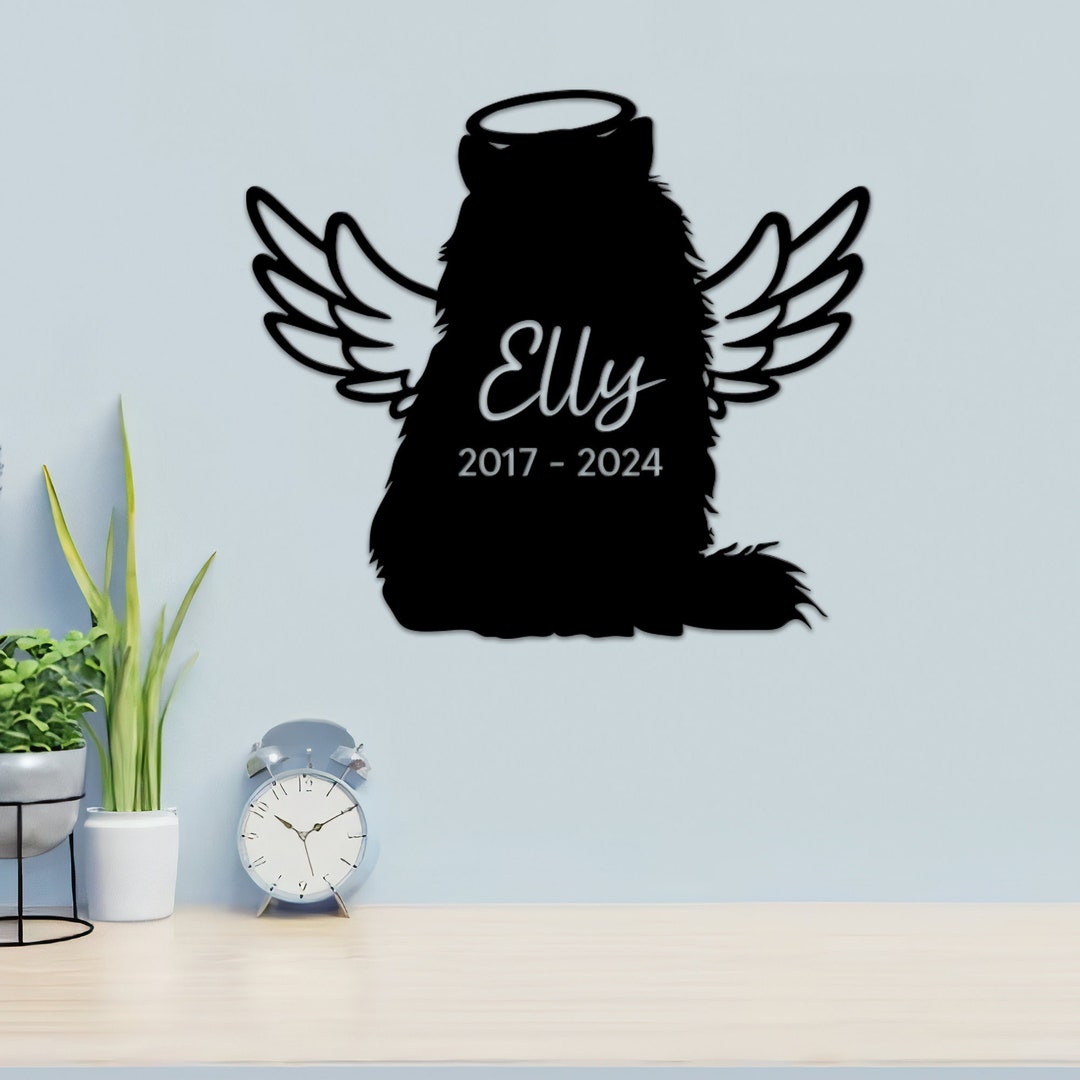 Custom Memorial Metal Sign, Persian Cats Loss, Grave Marker for Cat ...