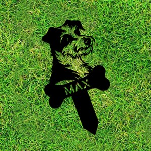 Personalized Russell Terrier Metal Yard Sign, Dog Memorial - Etsy