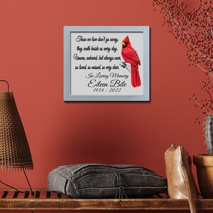 Personalized Shadow Box, Memorial Shadow Box, Cardinal Memorial ...