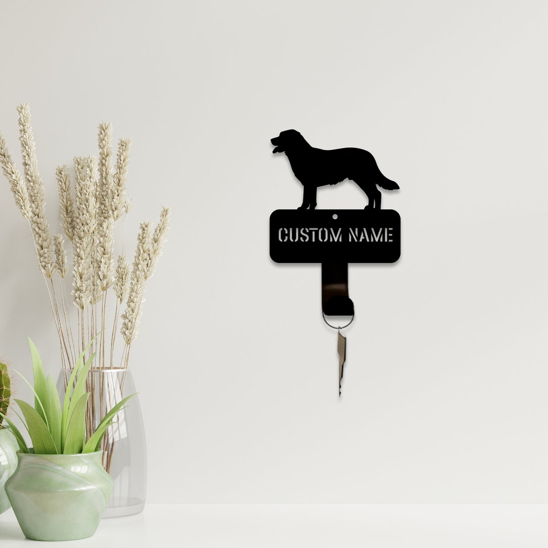 Labrador Dog, Metal Key Holder, Mini Sign, Cute Decor, Custom Key ...