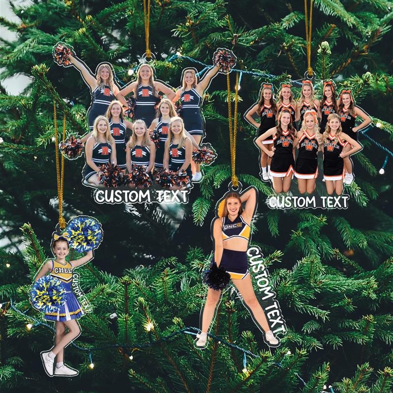 Cheerleader Christmas Ornament - Etsy