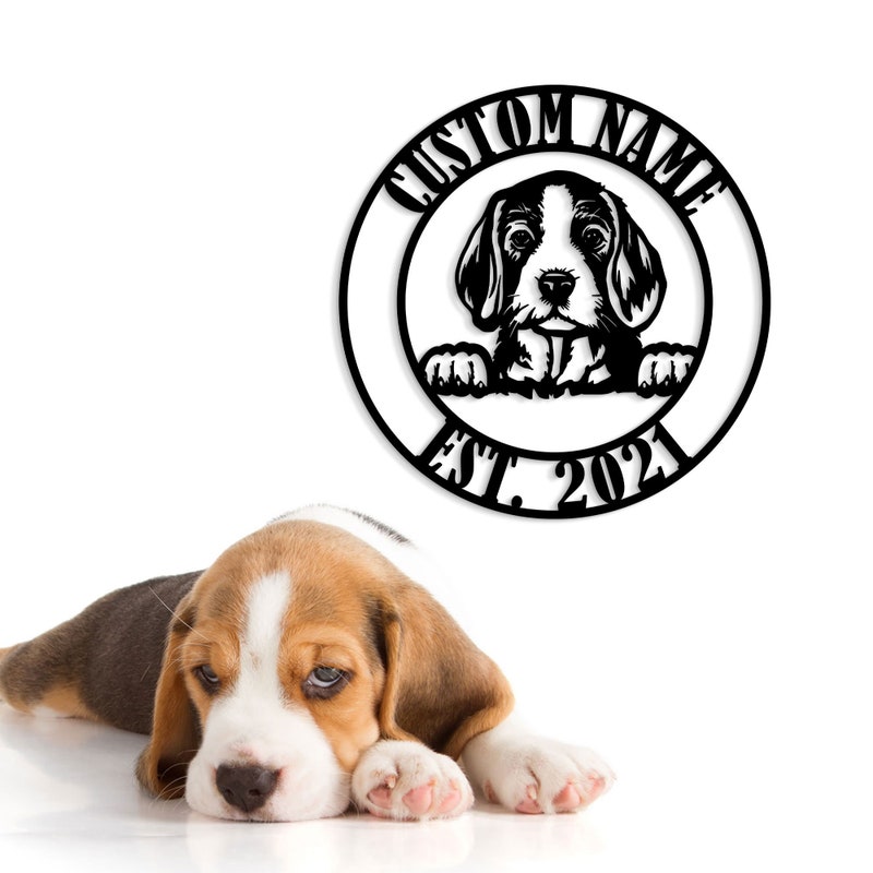 Beagle Metal Art - Etsy
