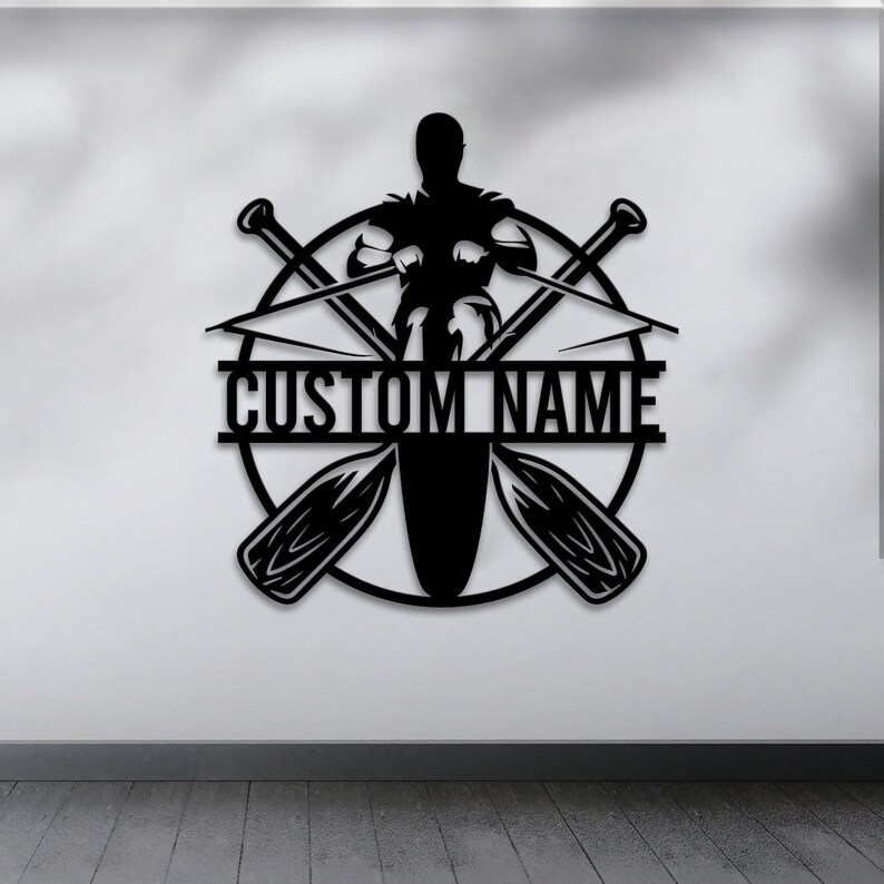 Custom Rowing Sign Metal Wall With LED Light Boat Racers - Etsy