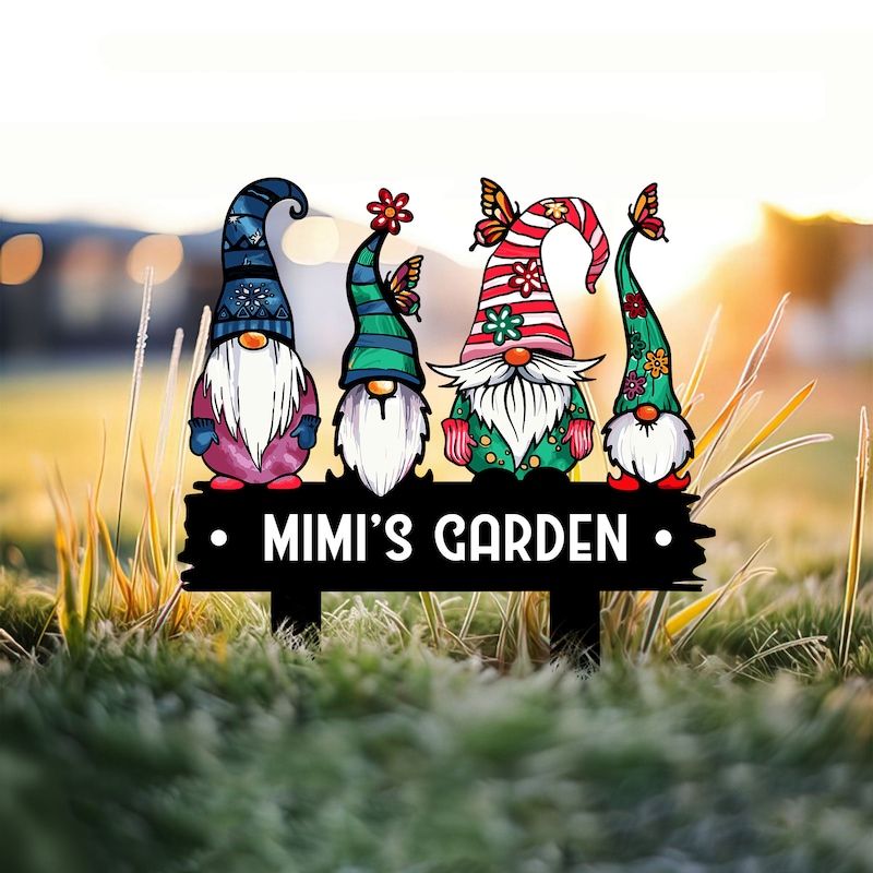 Gnome Garden Decor - Etsy