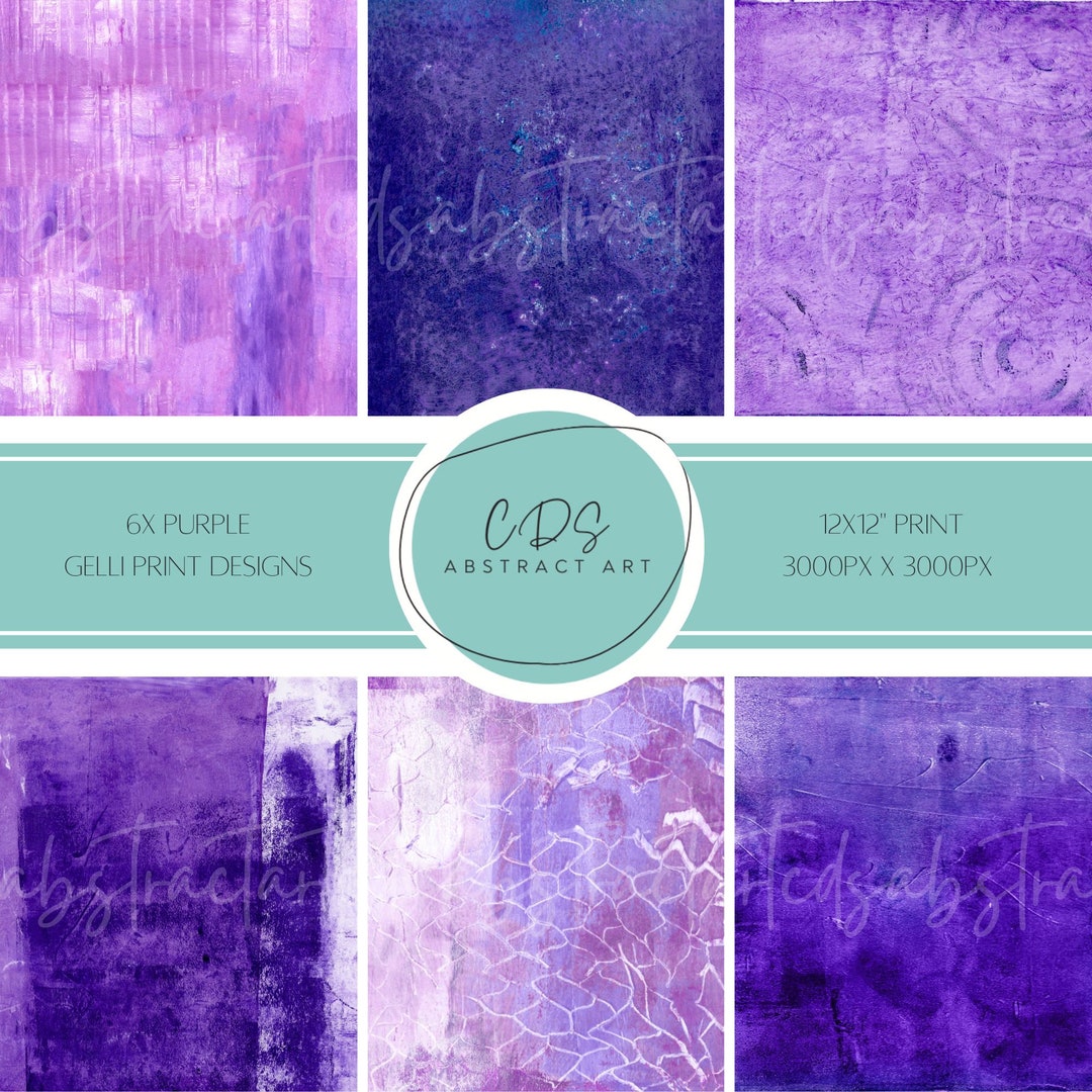 PURPLE DIGITAL SCRAPBOOKING, Original Collage Paper, Instant Downloads ...