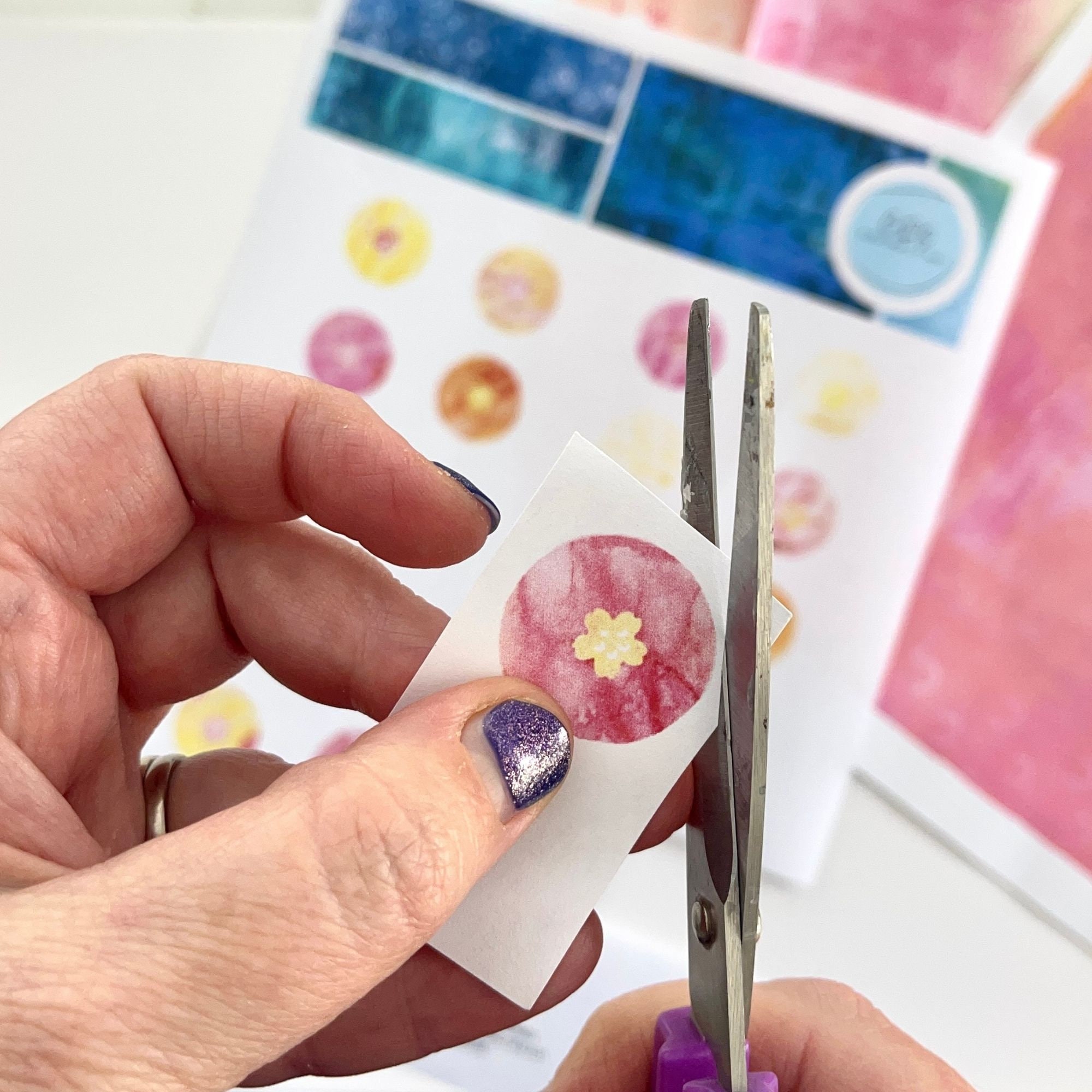 PASTEL FLOWERS FODDER Digital Printable Mixed Media Art Journaling ...