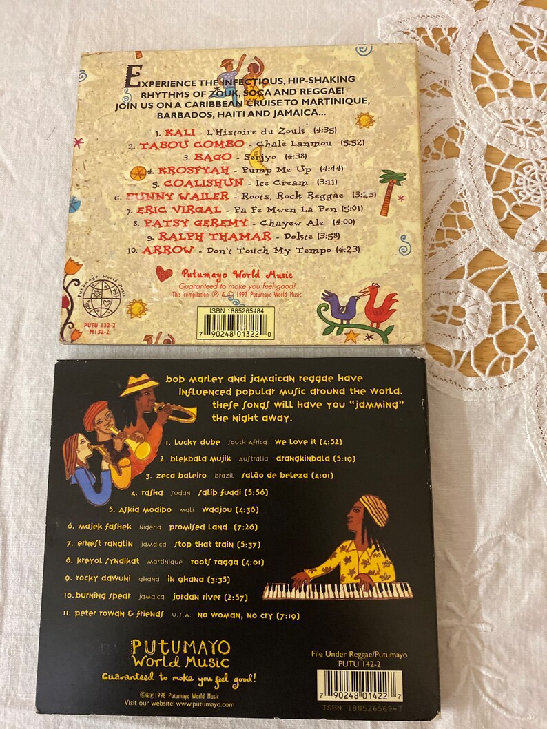 Island Music Cd’s X2 “ Reggae Around the World & Caribbean Party - Etsy