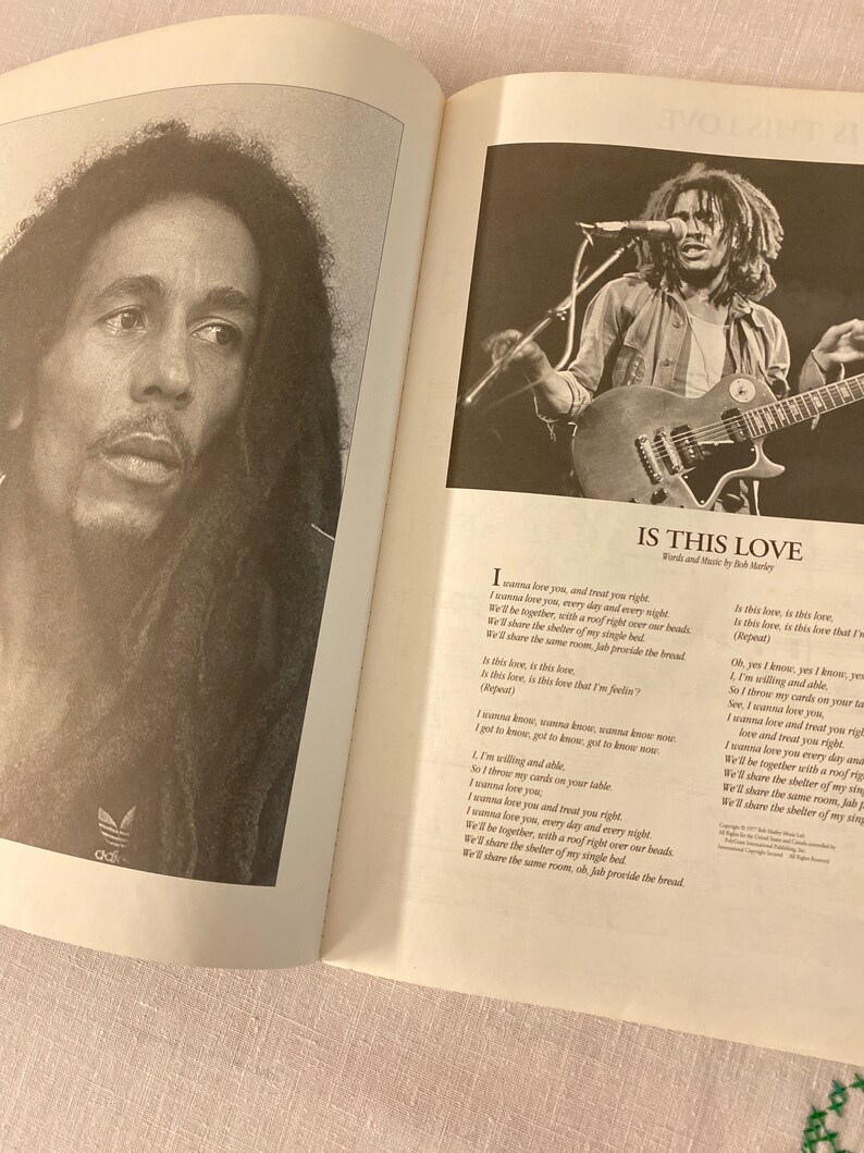 Bob Marley, Legend, Words & Music, Photos - Etsy