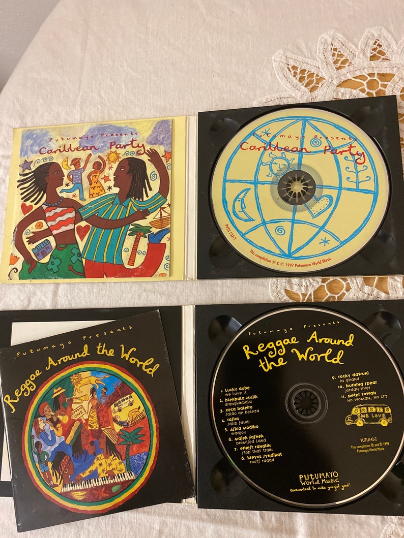 Island Music Cd’s X2 “ Reggae Around the World & Caribbean Party - Etsy