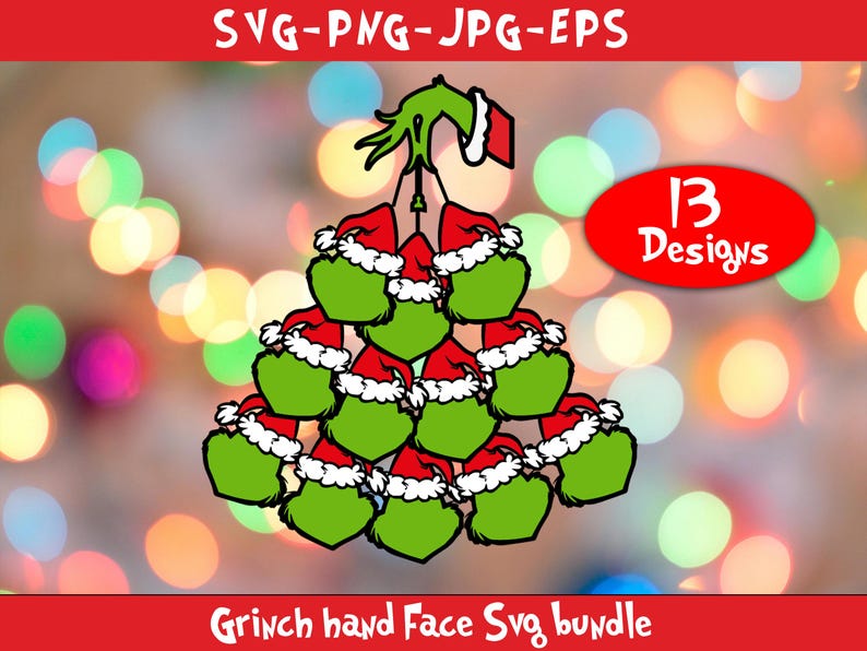 Grinch Hand Face Svg, the Green Svg,grinch Face Svg,grinch Hand,grinch ...
