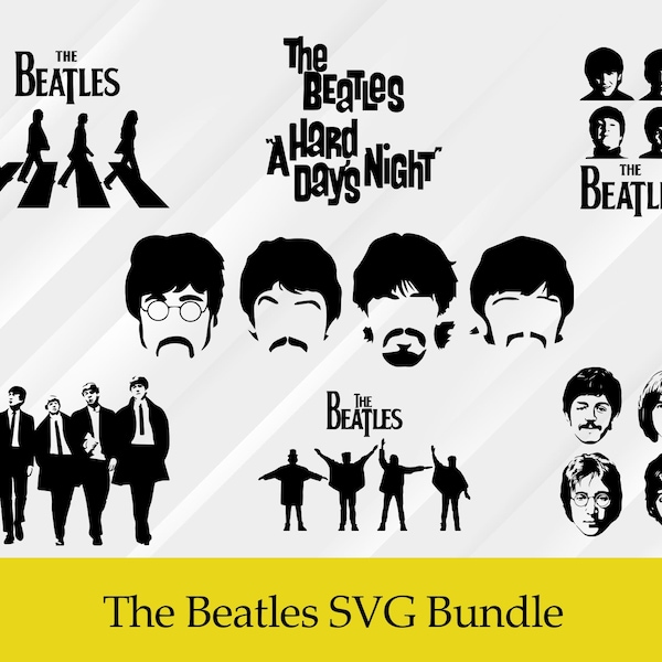 The Beatles Svg - Etsy