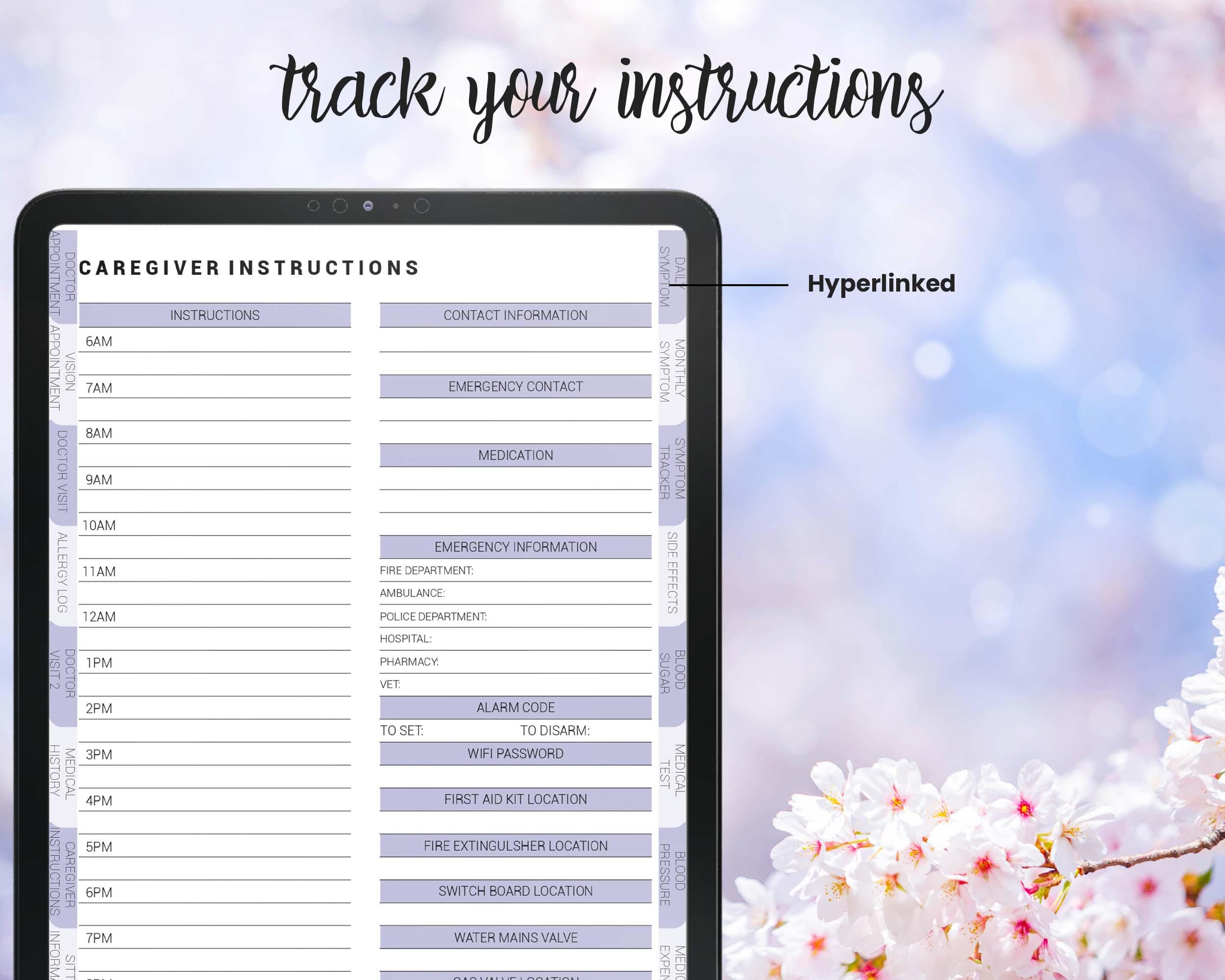 Medical Planner Printable, Healthcare Planner, Medication Tracker ...