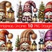 Christmas Gnome PNG Bundle, Holiday Gnome Clipart, Festive Gnome Bundle ...