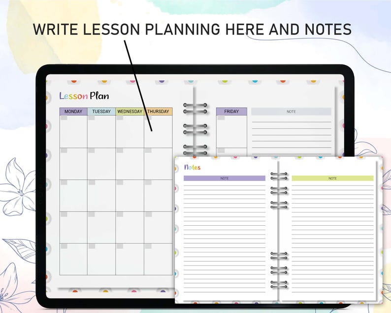 Teacher Planner, Classroom Planner, Lesson Plan Template, Teacher ...