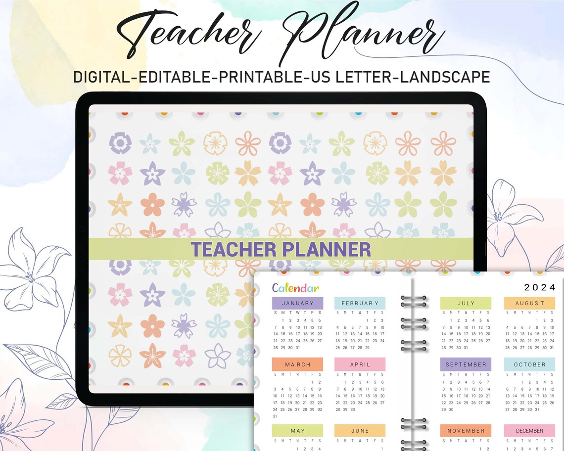 Teacher Planner, Classroom Planner, Lesson Plan Template, Teacher ...