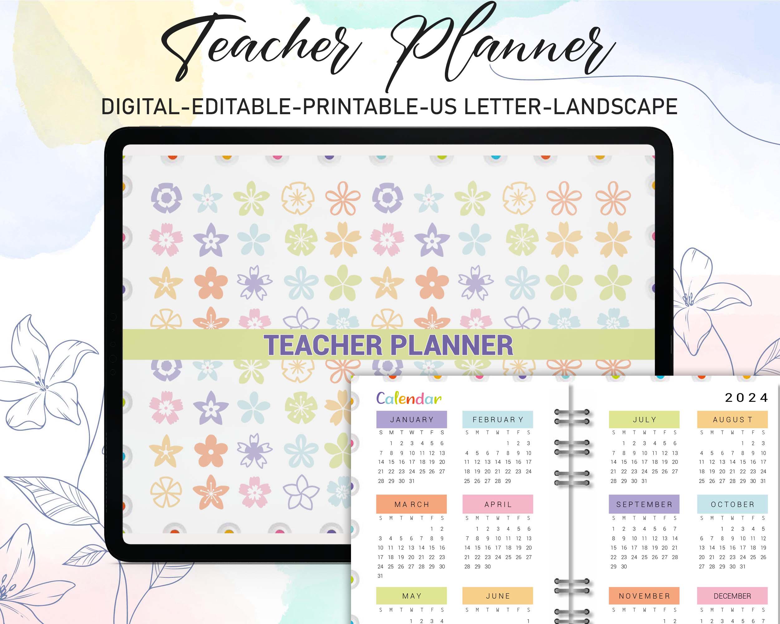 Teacher Planner, Classroom Planner, Lesson Plan Template, Teacher ...