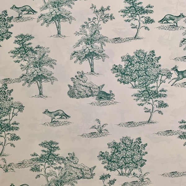 French Toile Paper - Etsy